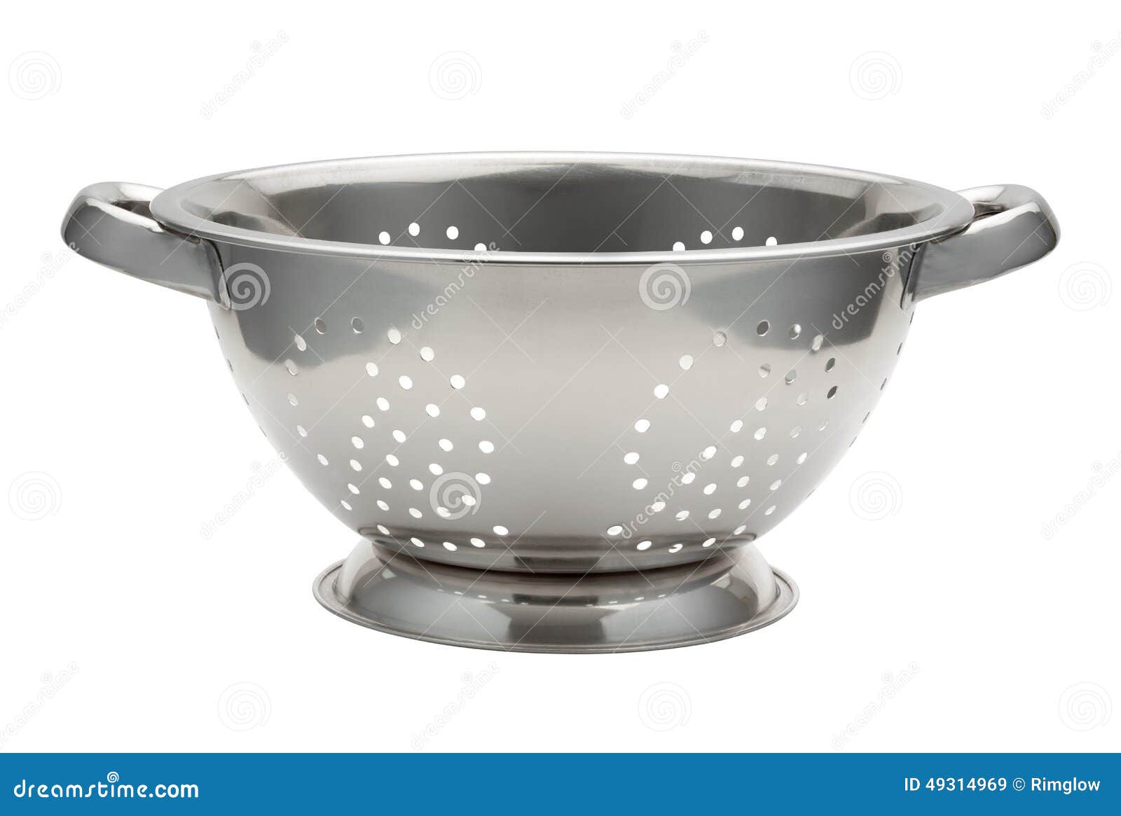 Stainless Steel Colander stock image. Image of separation - 49314969