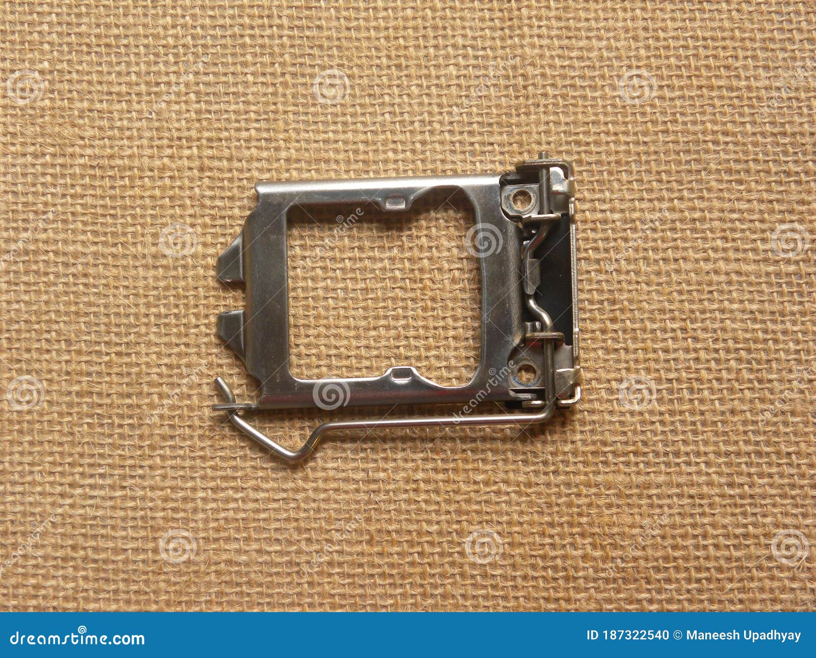 CPU clamp stock photo. Image of insert, computer, metallic - 187322540