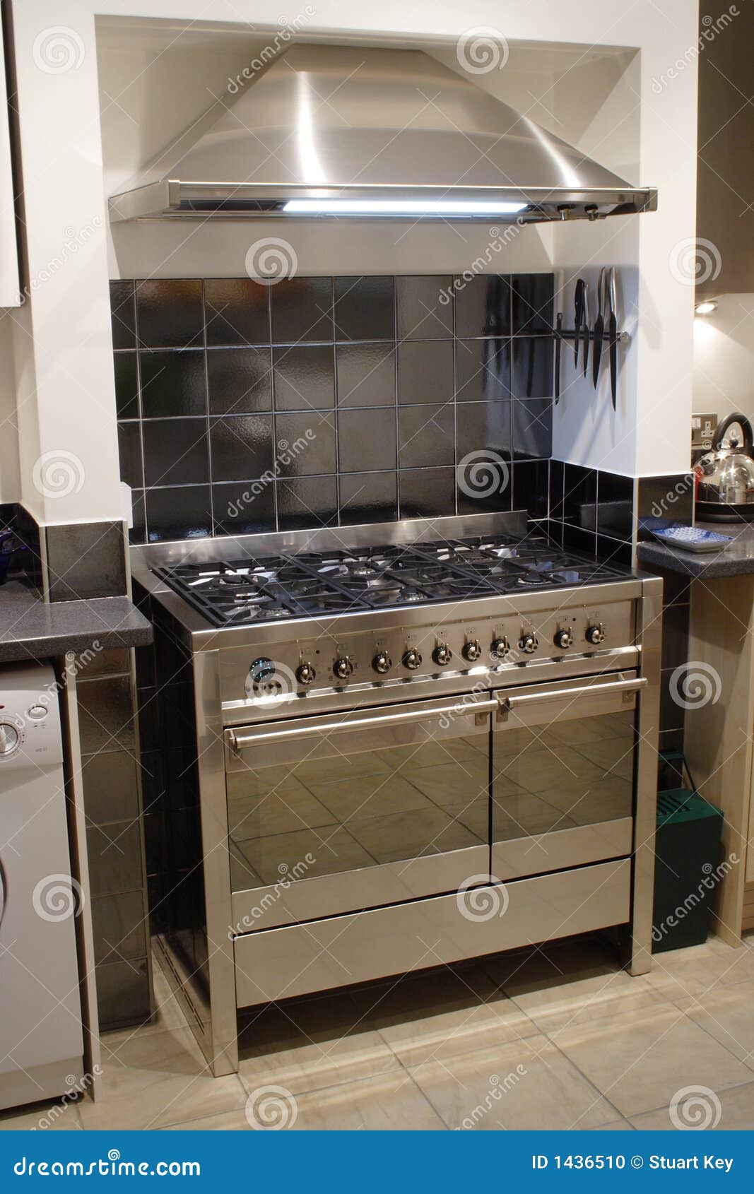 Stainless steel cooker stock photo. Image of cook, electric - 1436510