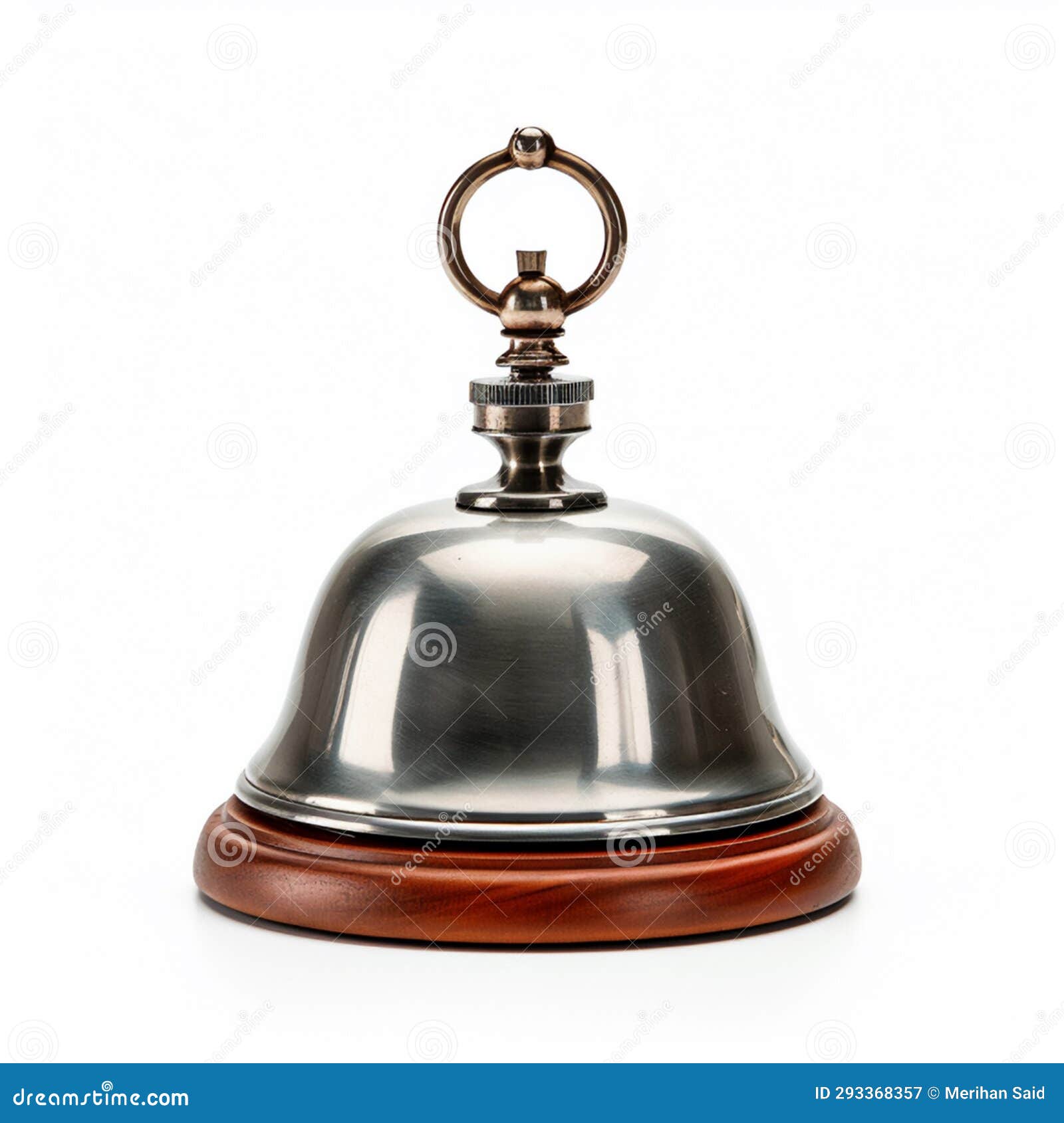 Stainless Steel Desk Bell, AI Generative Stock Image - Image of ...