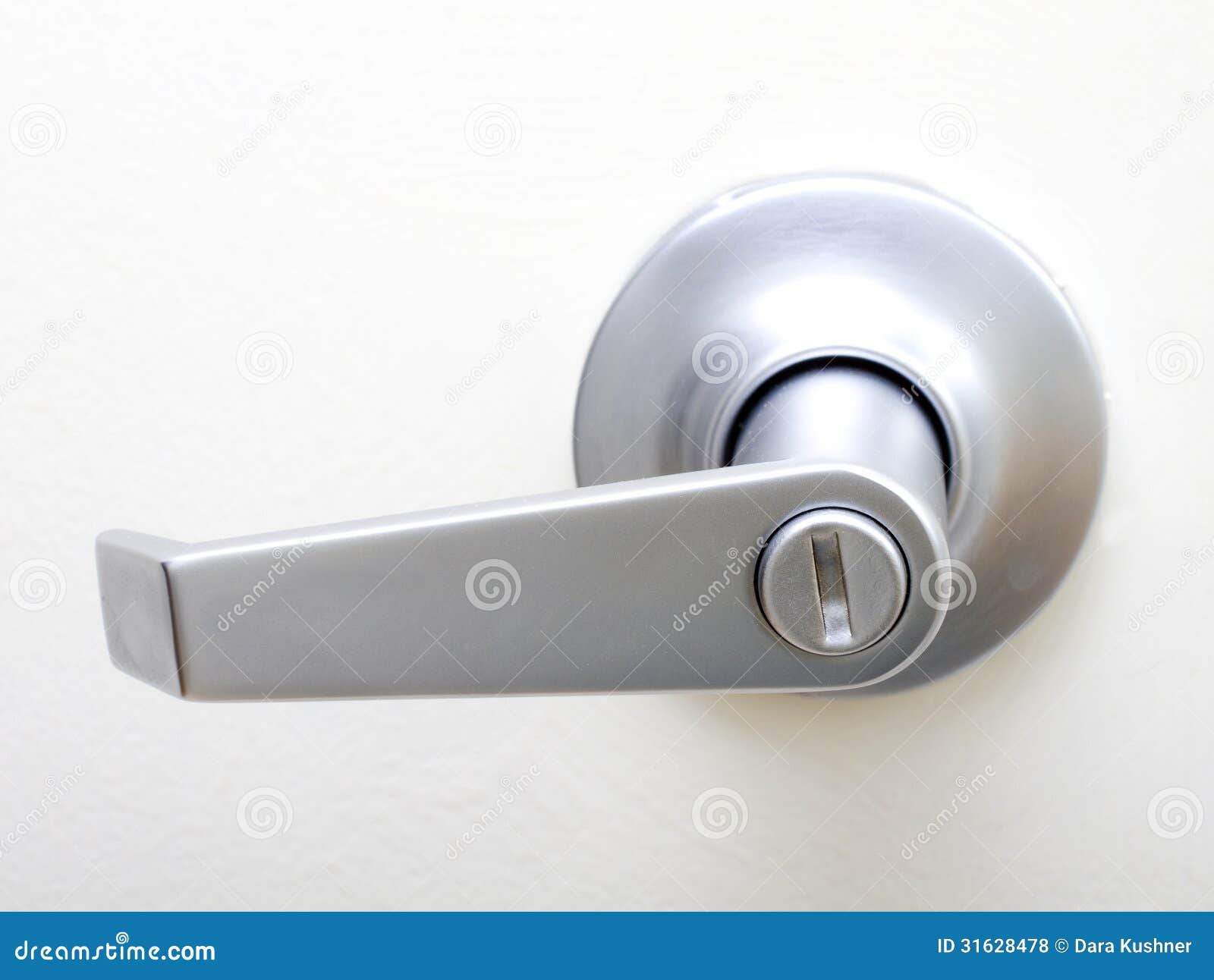 Stainless Steel Door Handle Stock Photo - Image of doorknob, horizontal ...