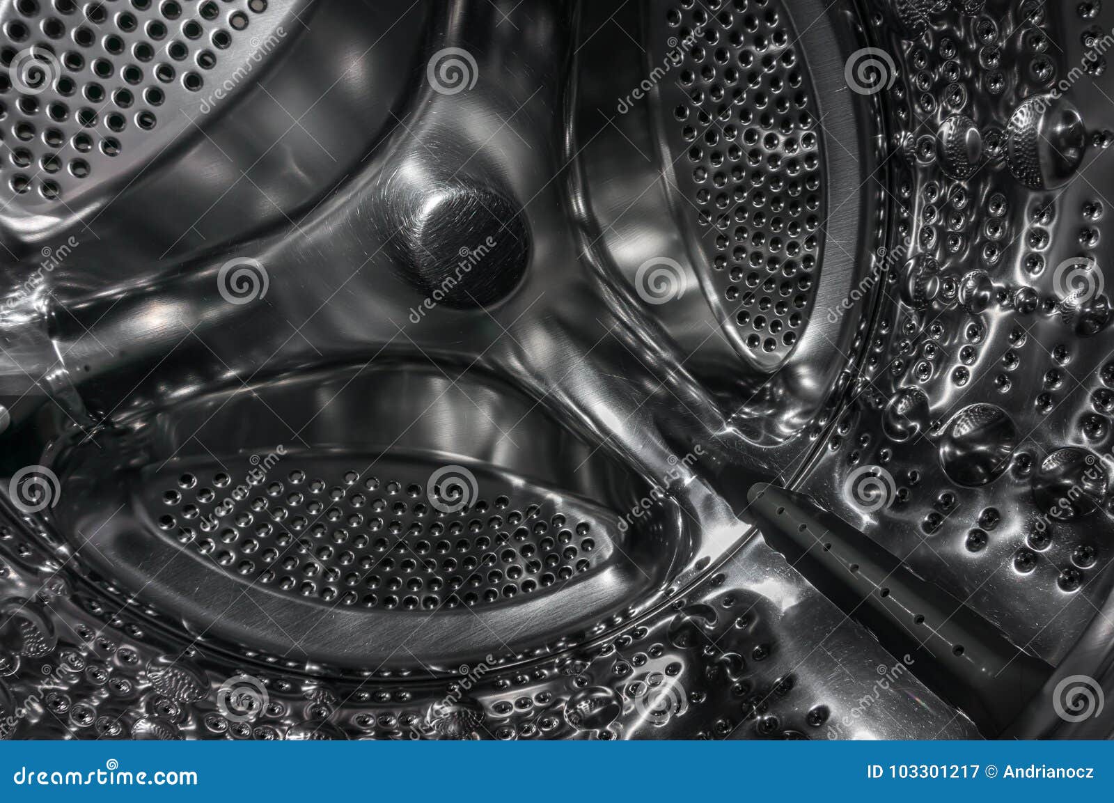 Steel Drum Inside Washing Machine Stock Image - Image of equipment ...