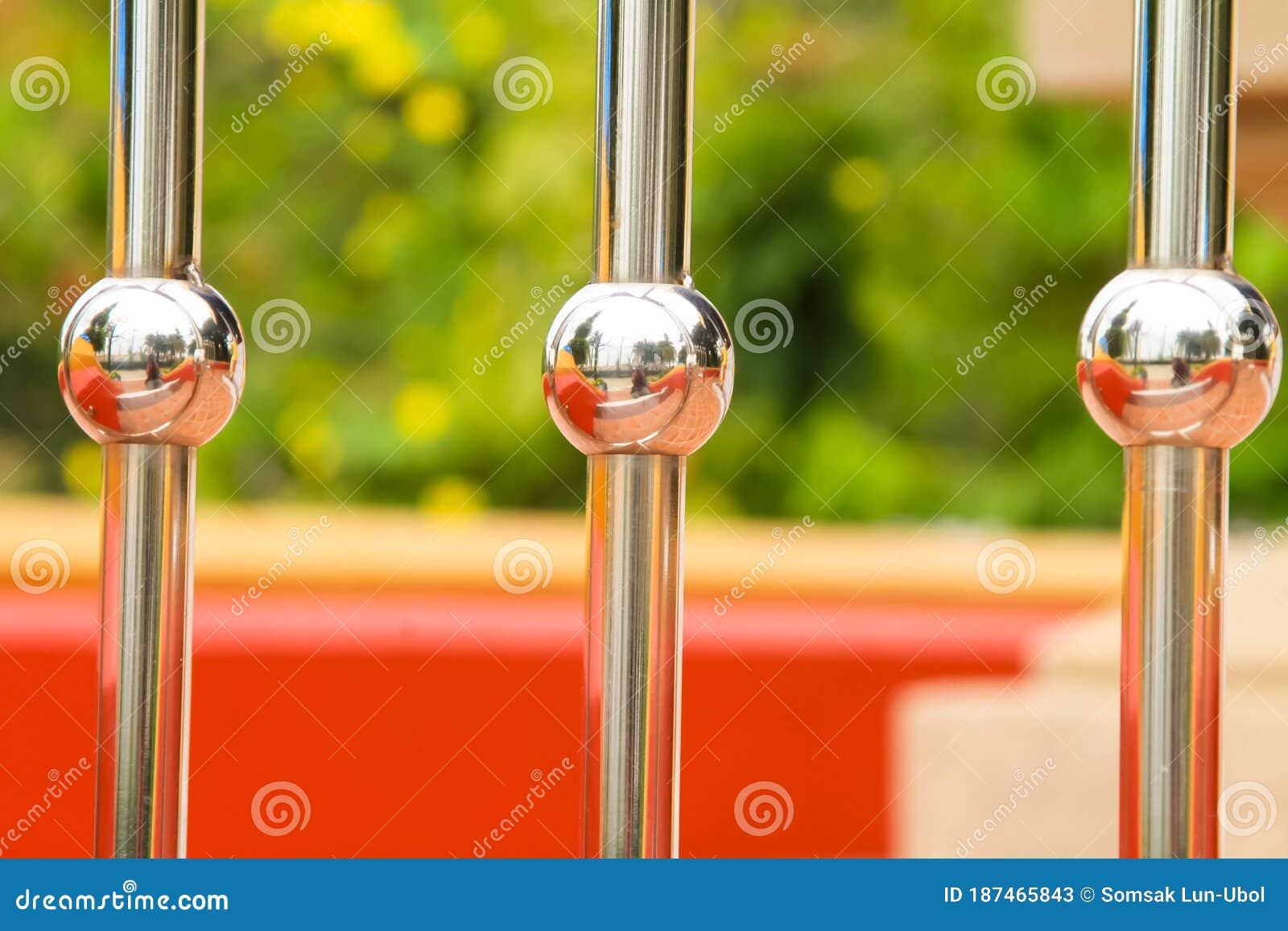 Stainless Steel Fence Texture Stock Image - Image of fortify, metal ...