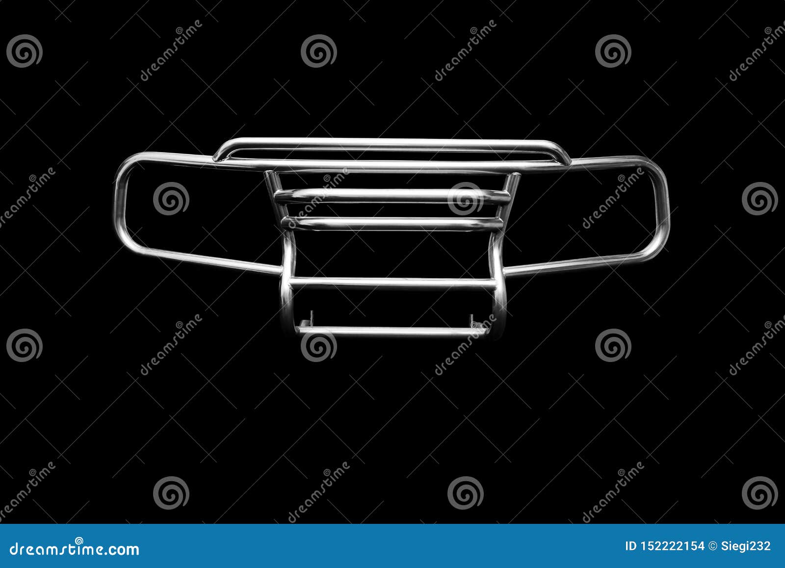 Stainless Steel Front Protection Bar Stock Photo - Image of buffer ...