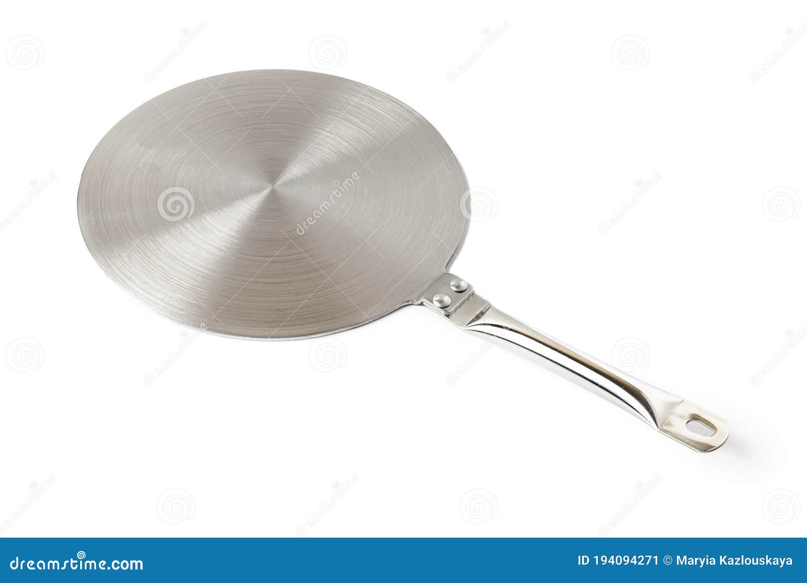 Stainless Steel Heat Diffuser Plate Isolated on White Background ...