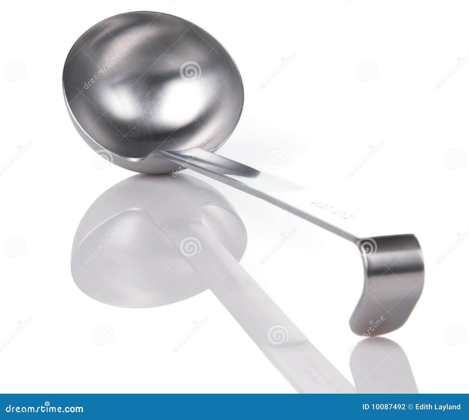 Stainless Steel Ladle stock photo. Image of ladle, kitchen - 10087492
