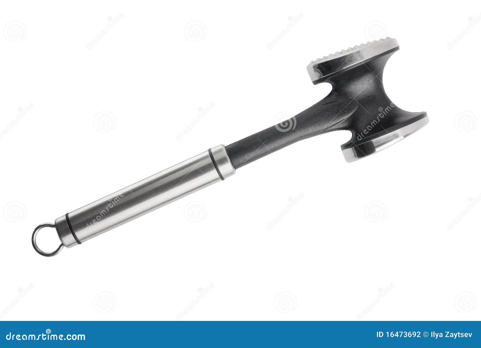 Stainless Steel Meat Mallet Stock Photo - Image of gray, kitchen: 16473692
