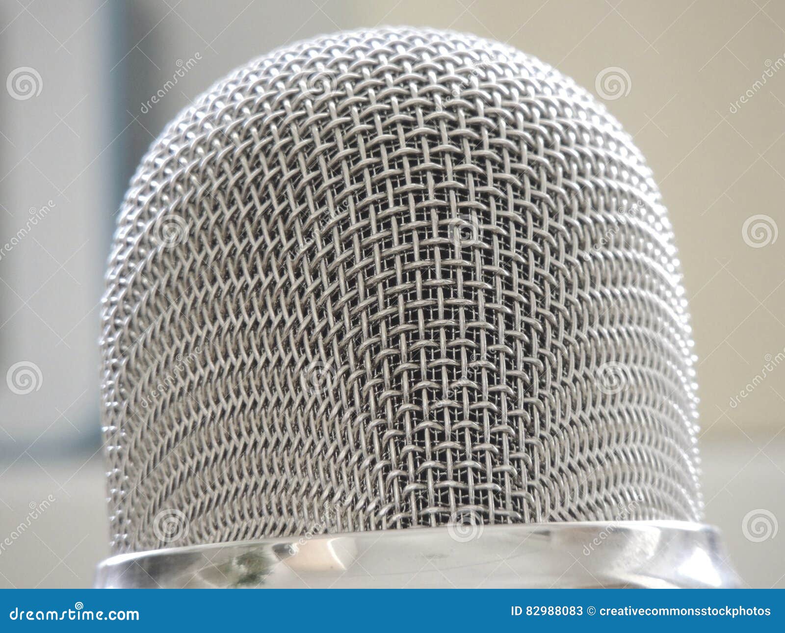 Stainless Steel Microphone Picture. Image: 82988083