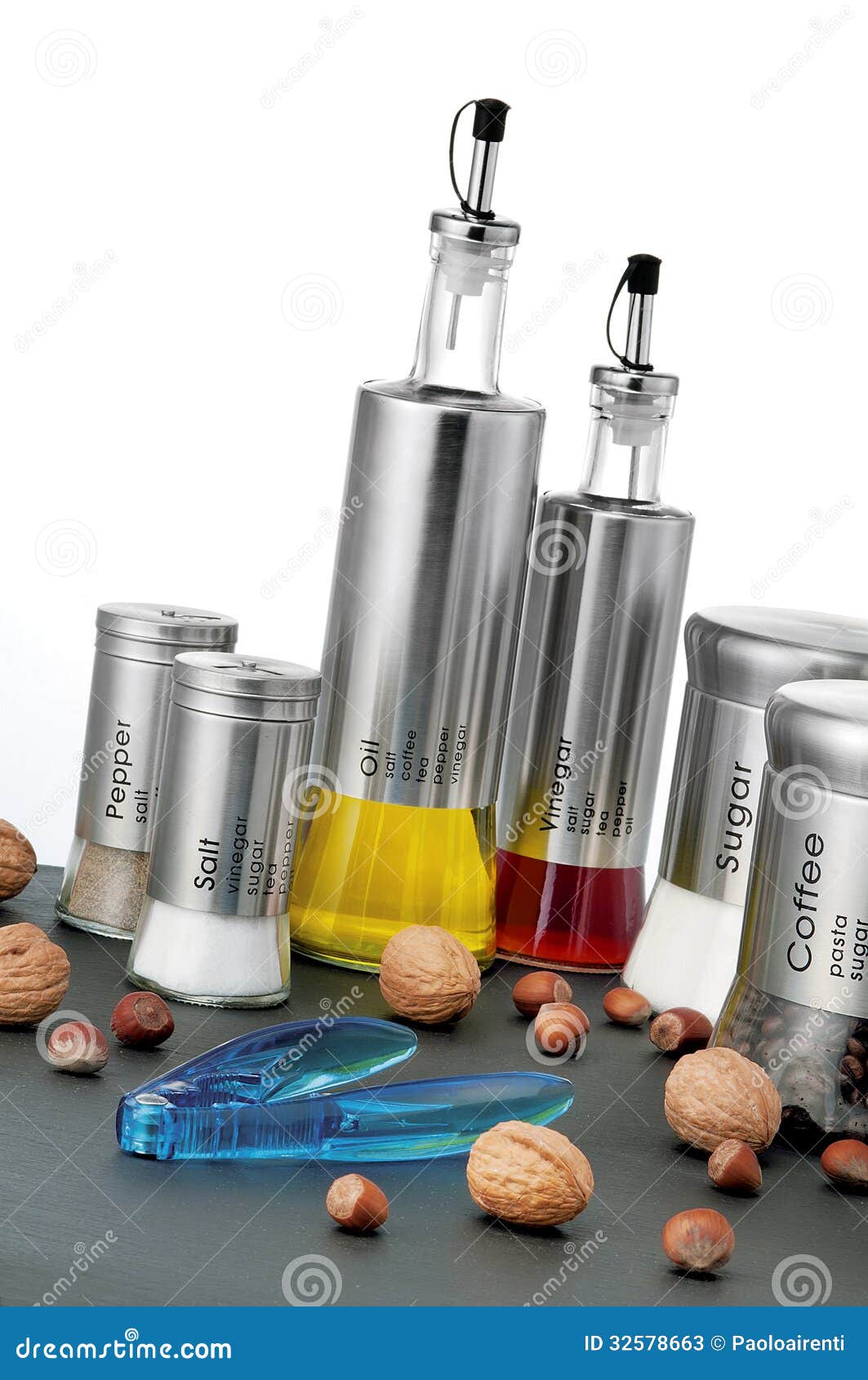 Stainless Steel Object for the Kitchen Stock Image - Image of still ...