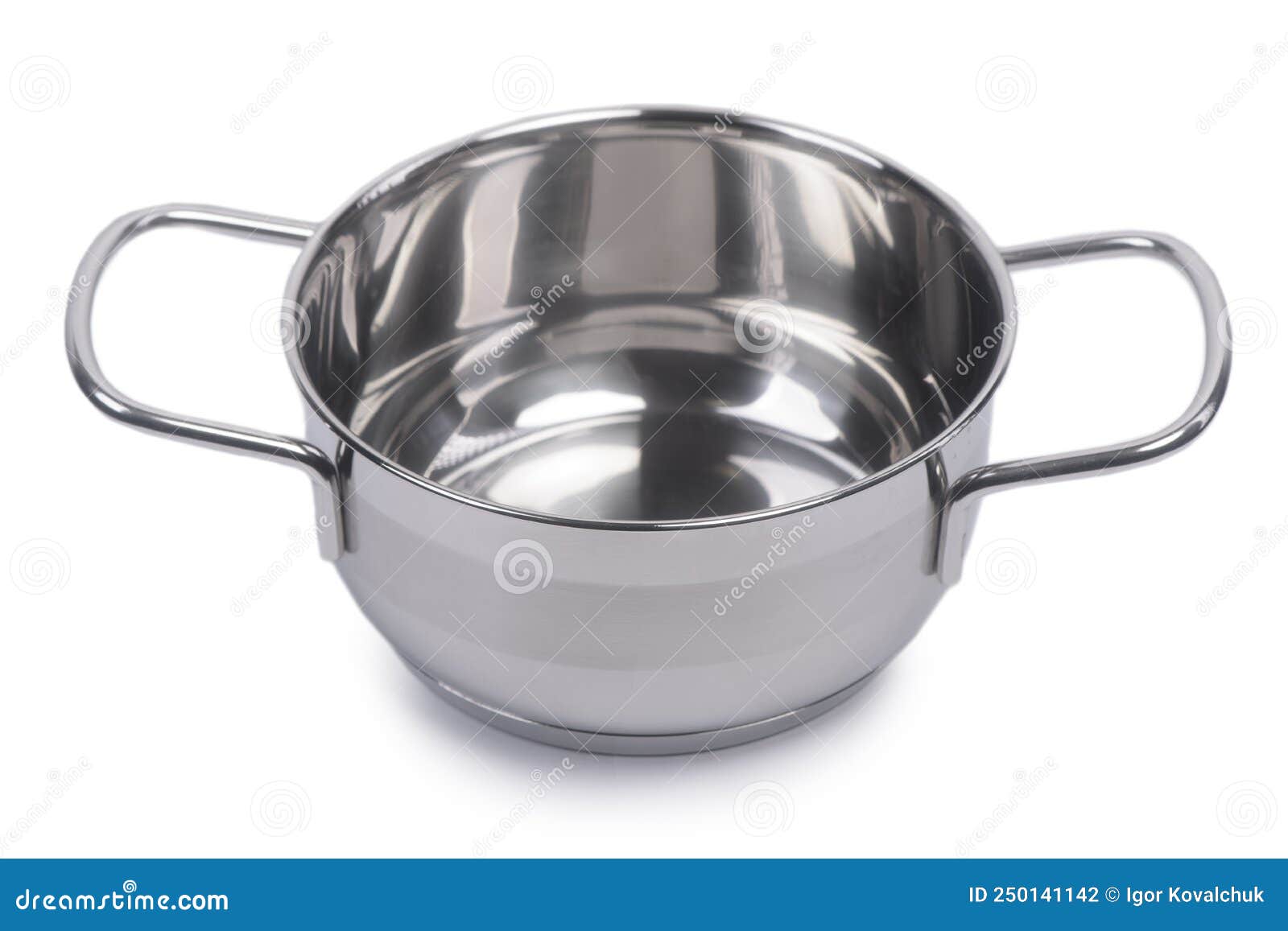 Stainless steel pan stock photo. Image of aluminum, modern - 250141142