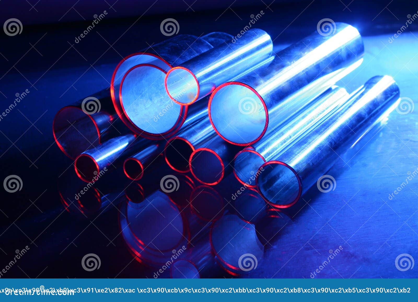Stainless steel pipes stock image. Image of business - 75901267