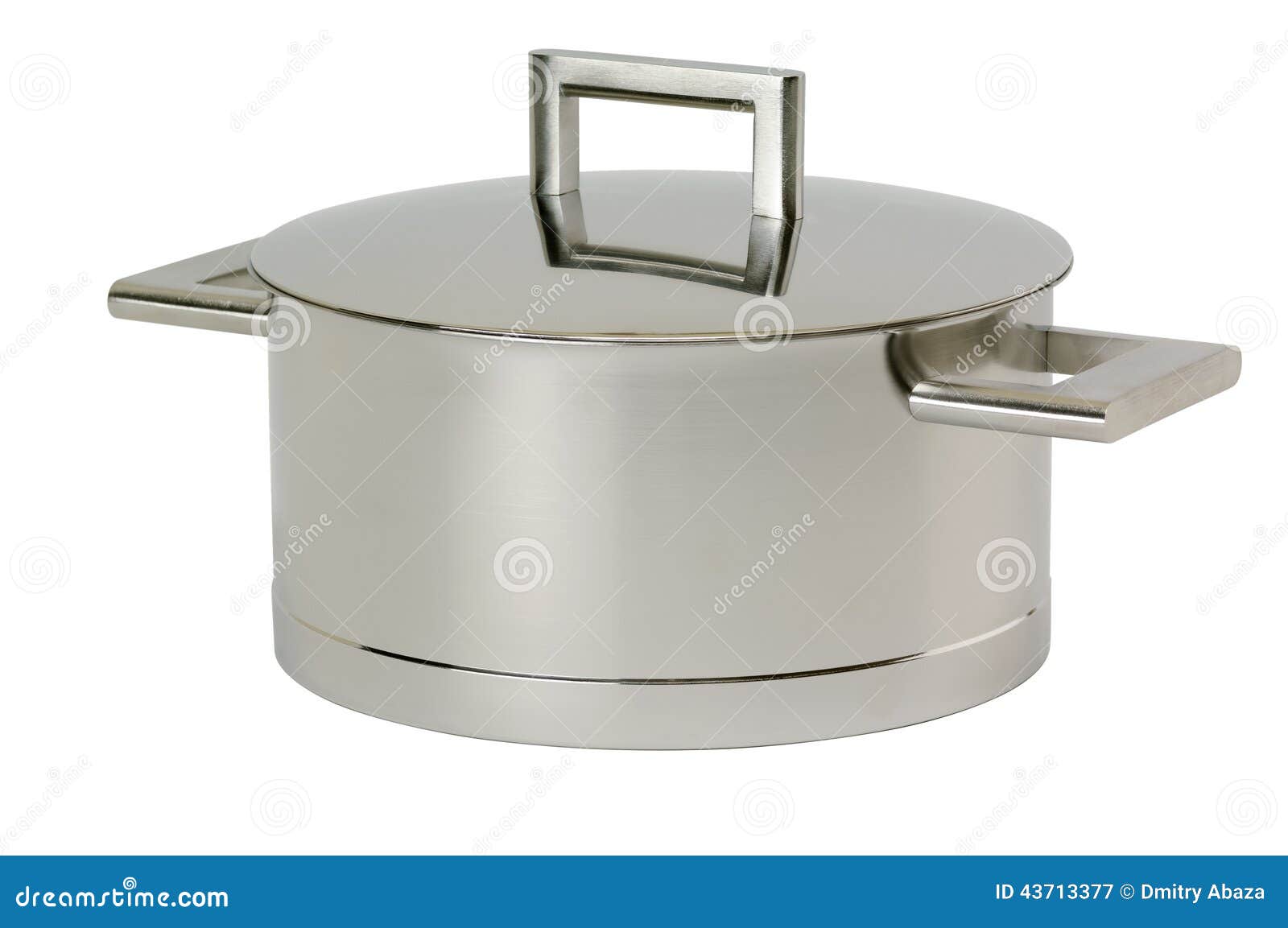Stainless Steel Pot with Cover Stock Image - Image of food, cover: 43713377