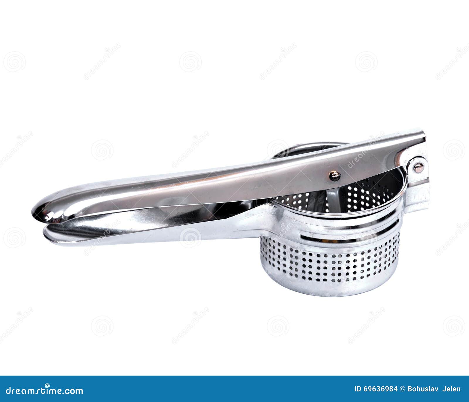 Stainless Steel Potato Ricer Stock Photo - Image of utensil, antique ...