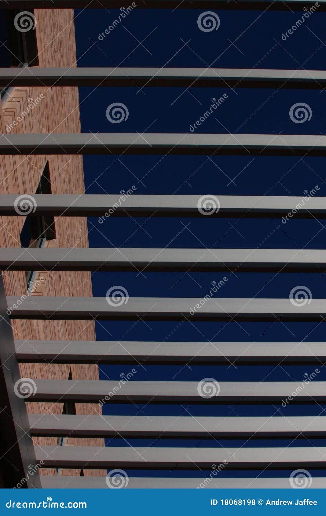 Stainless Steel Rafters, Chaco Bricks, Blue Sky Stock Photo - Image of ...