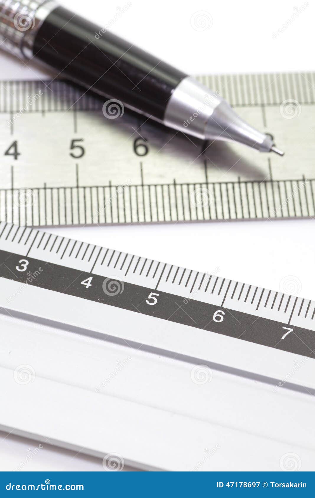 Stainless steel ruler stock image. Image of centimeter - 47178697