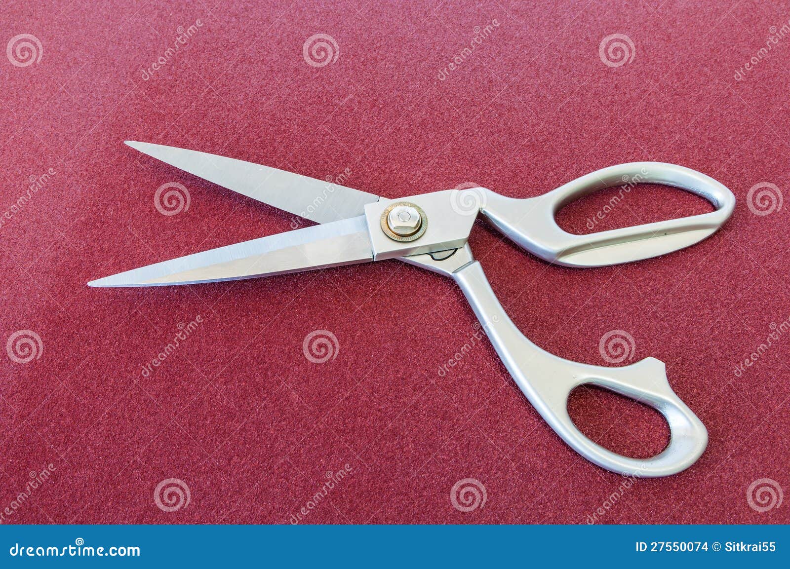 Stainless steel scissors stock photo. Image of barber - 27550074