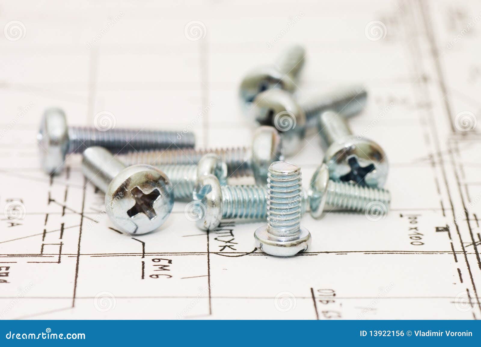 Stainless Steel Screws on Projects Stock Photo - Image of threads, nuts ...