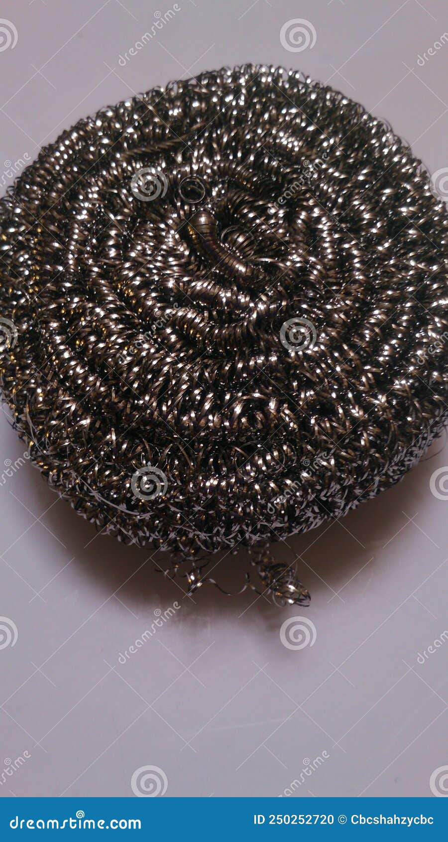 Stainless Steel Scrubber for Kitchen and Dish Washing Stock Photo ...