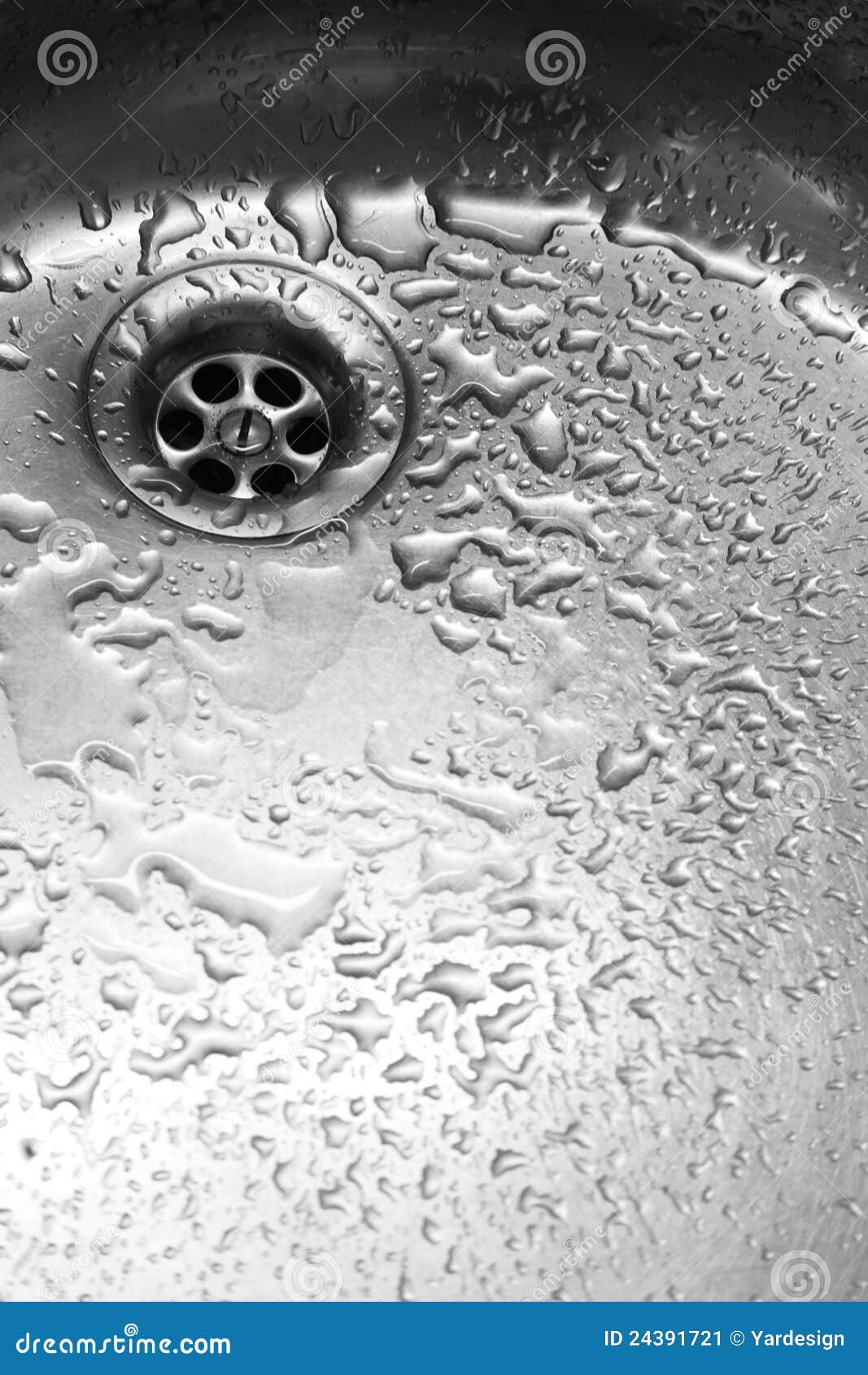 Stainless Steel Sink Texture Stock Image - Image of spray, stainless ...