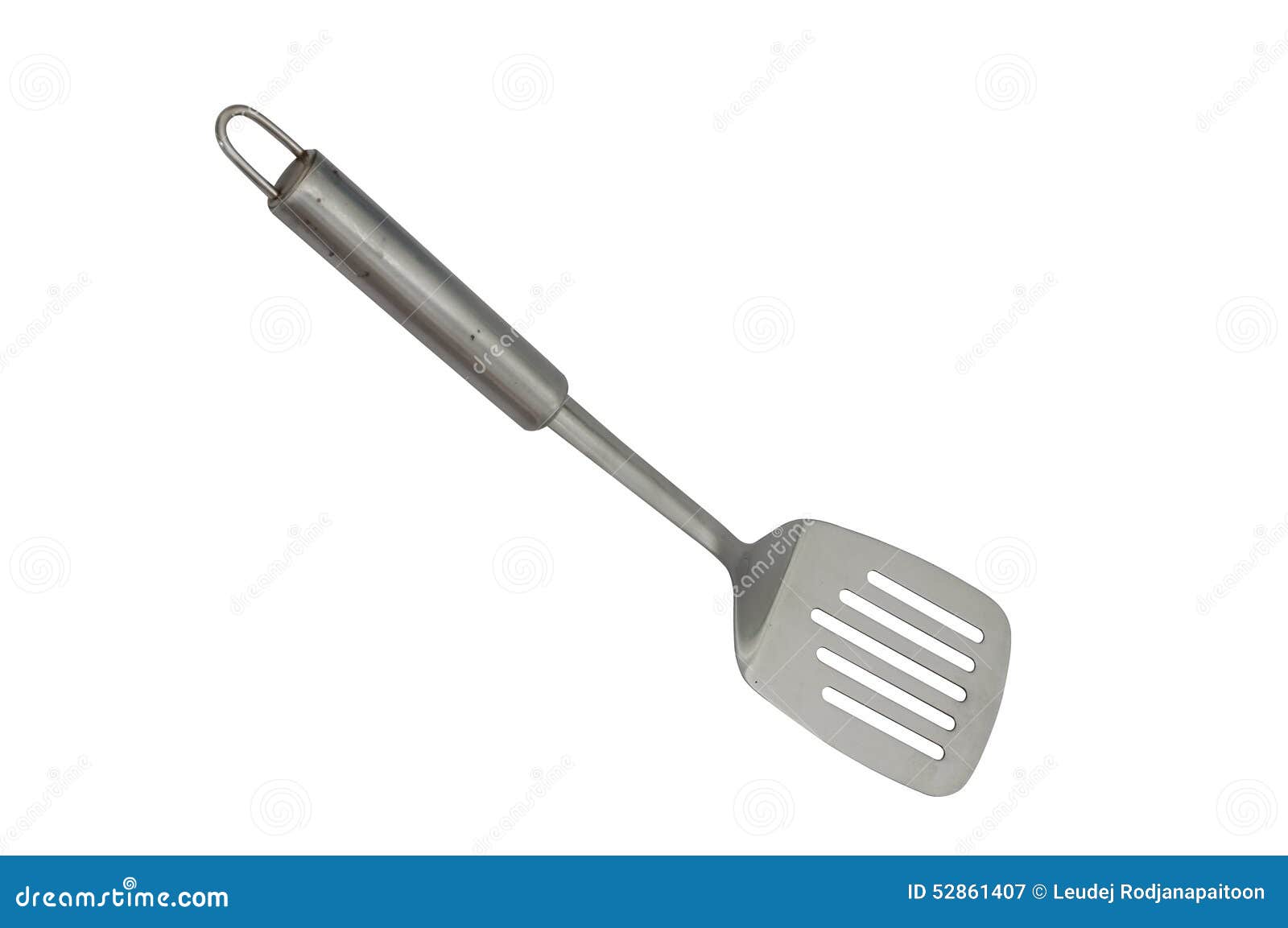 Stainless Steel Spade of Frying Pan, Flipper, Kitchenware Stock Image ...