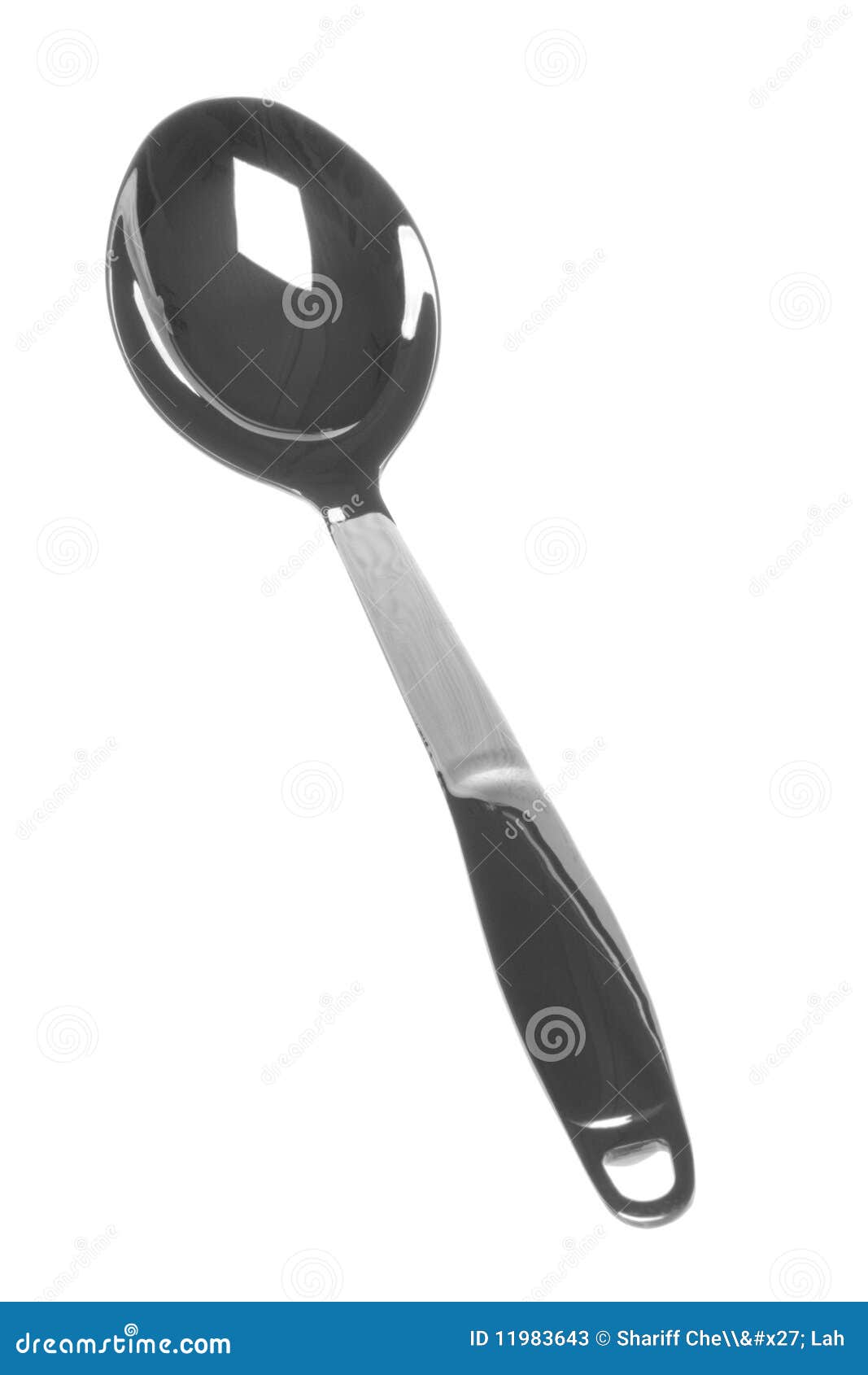 Stainless Steel Spoon Isolated Stock Image - Image of utensil, kitchen ...