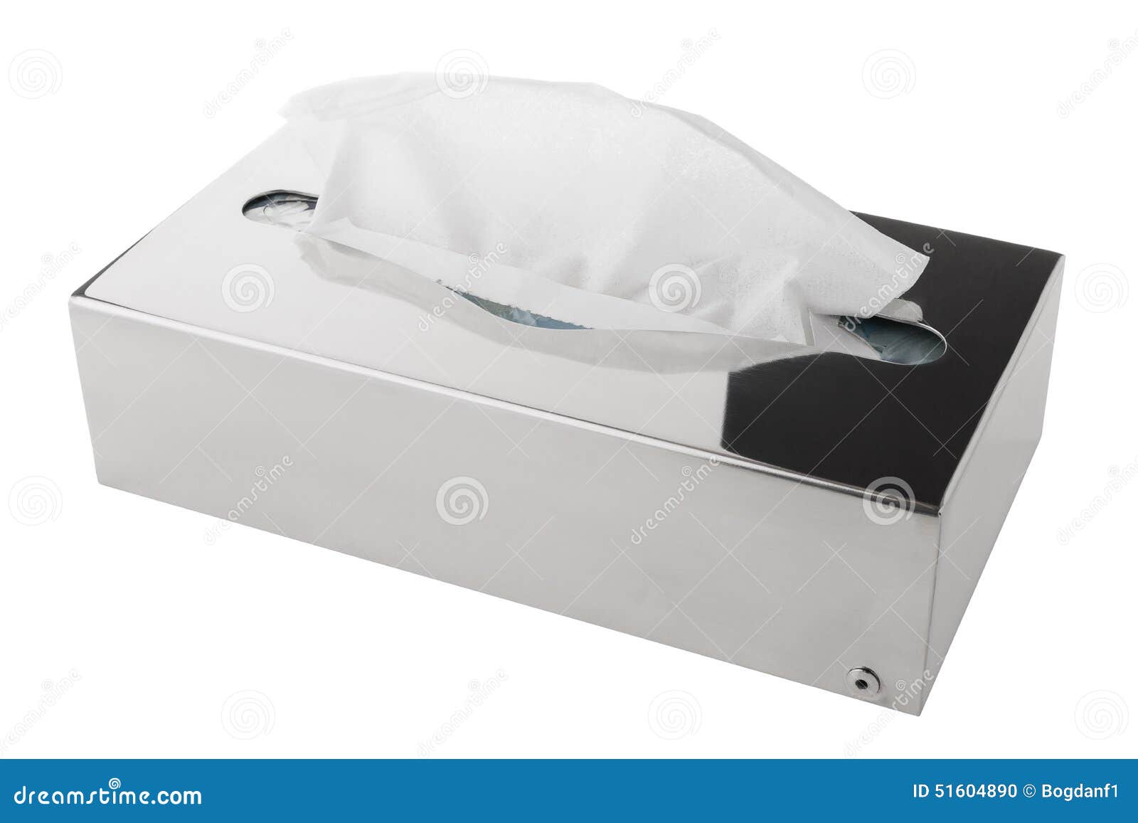 Tissue Box Holder Stainless Steel Stock Photo - Image of holder ...