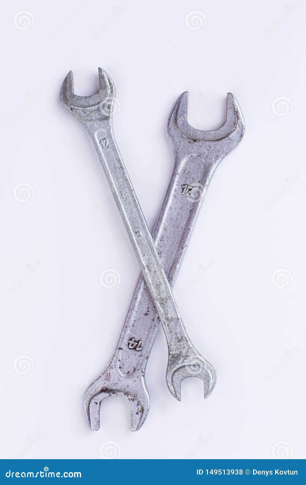 Stainless Steel Tools on White Background. Stock Photo - Image of ...