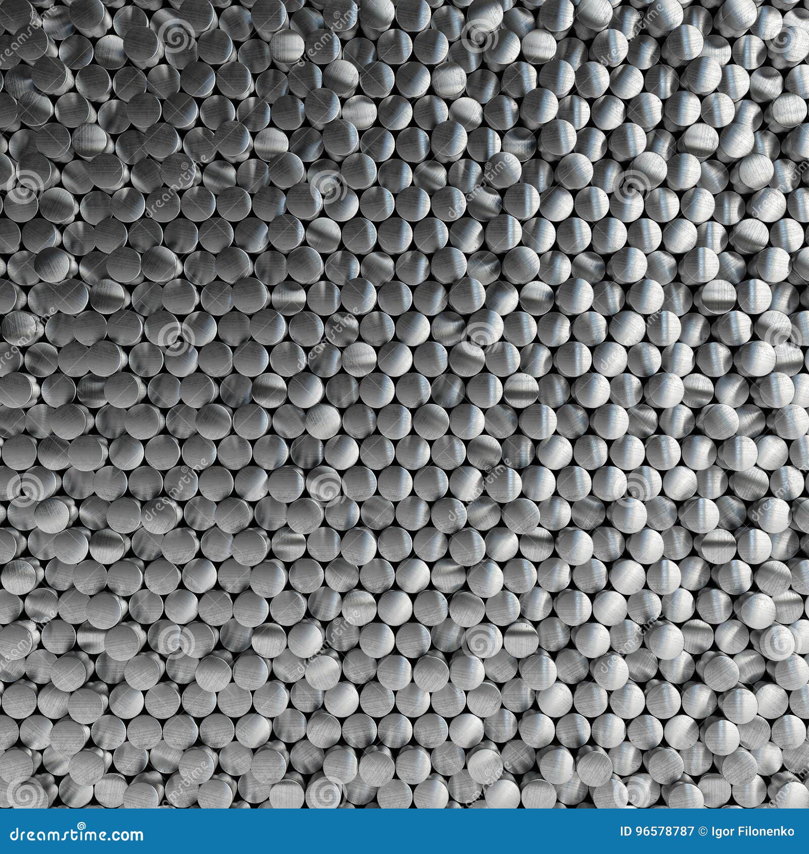 Stainless Steel Tube 3d Rendering Isolated. Stock Image - Illustration ...