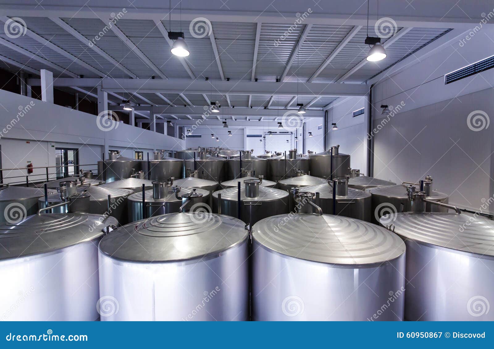Stainless Steel Vats for Fermentation Wine Stock Image - Image of ...