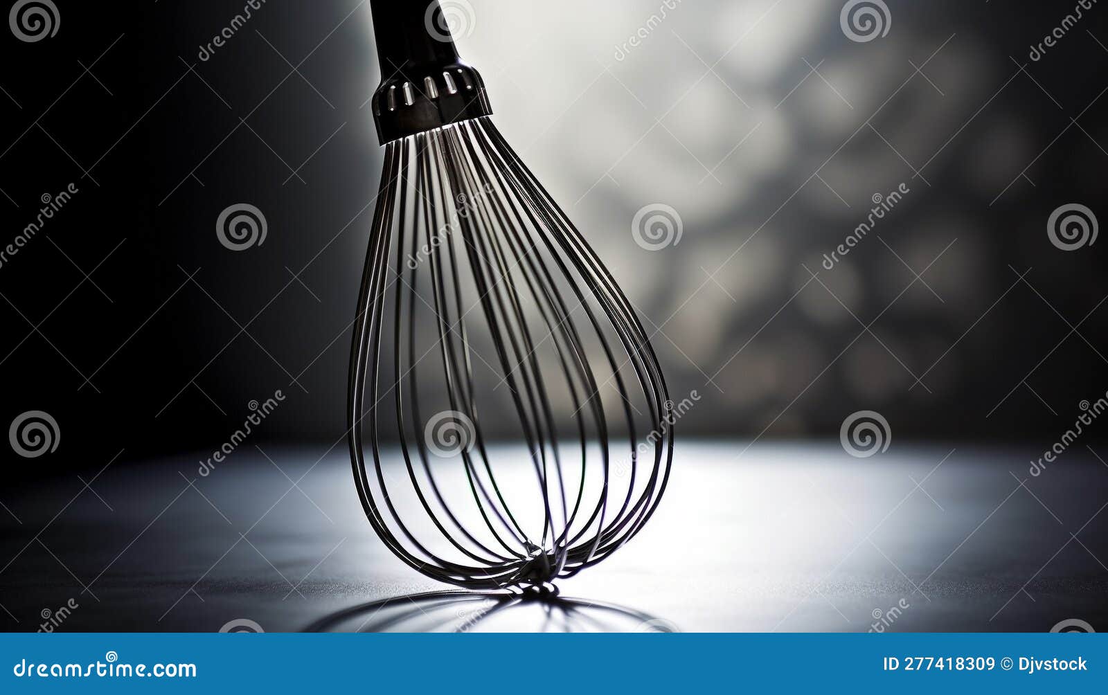 Stainless Steel Wire Whisk, a Kitchen Utensil Generated by AI Stock ...