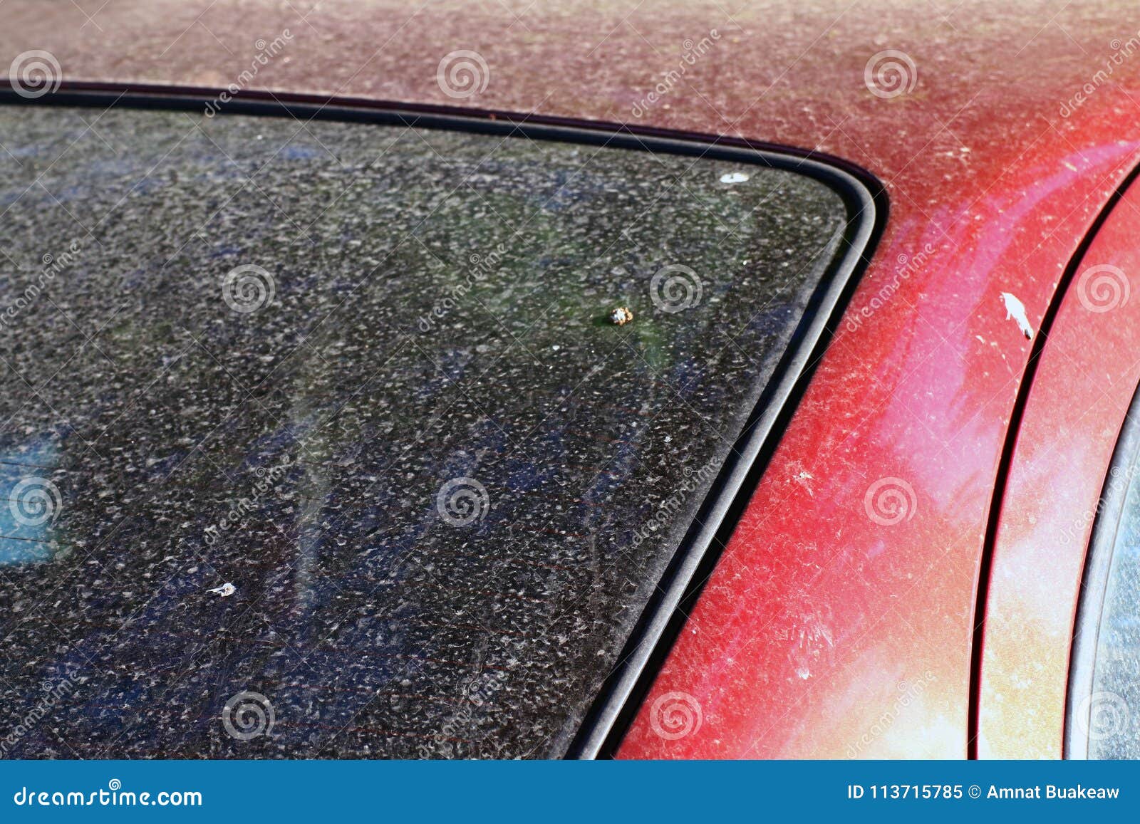 Stains, Dirt on the Glass Car Pollution, Surface Dirt, Dust Soil ...