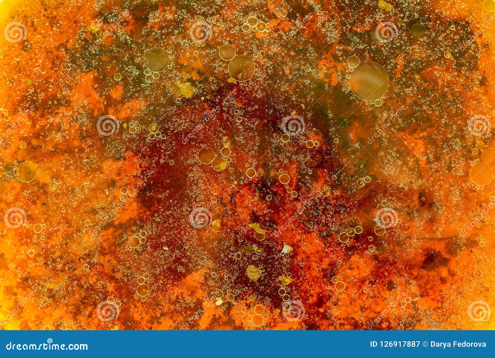 Stains of Fat on the Surface of Water Abstraction. Creative Rough ...
