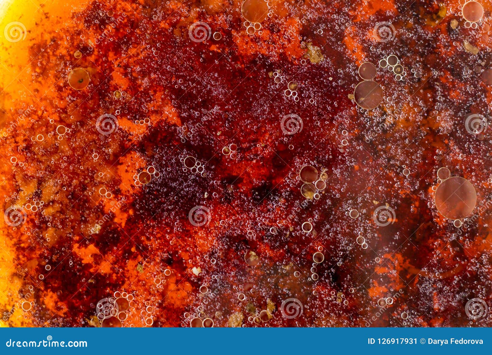 Stains of Fat on the Surface of Water Abstraction. Creative Rough ...