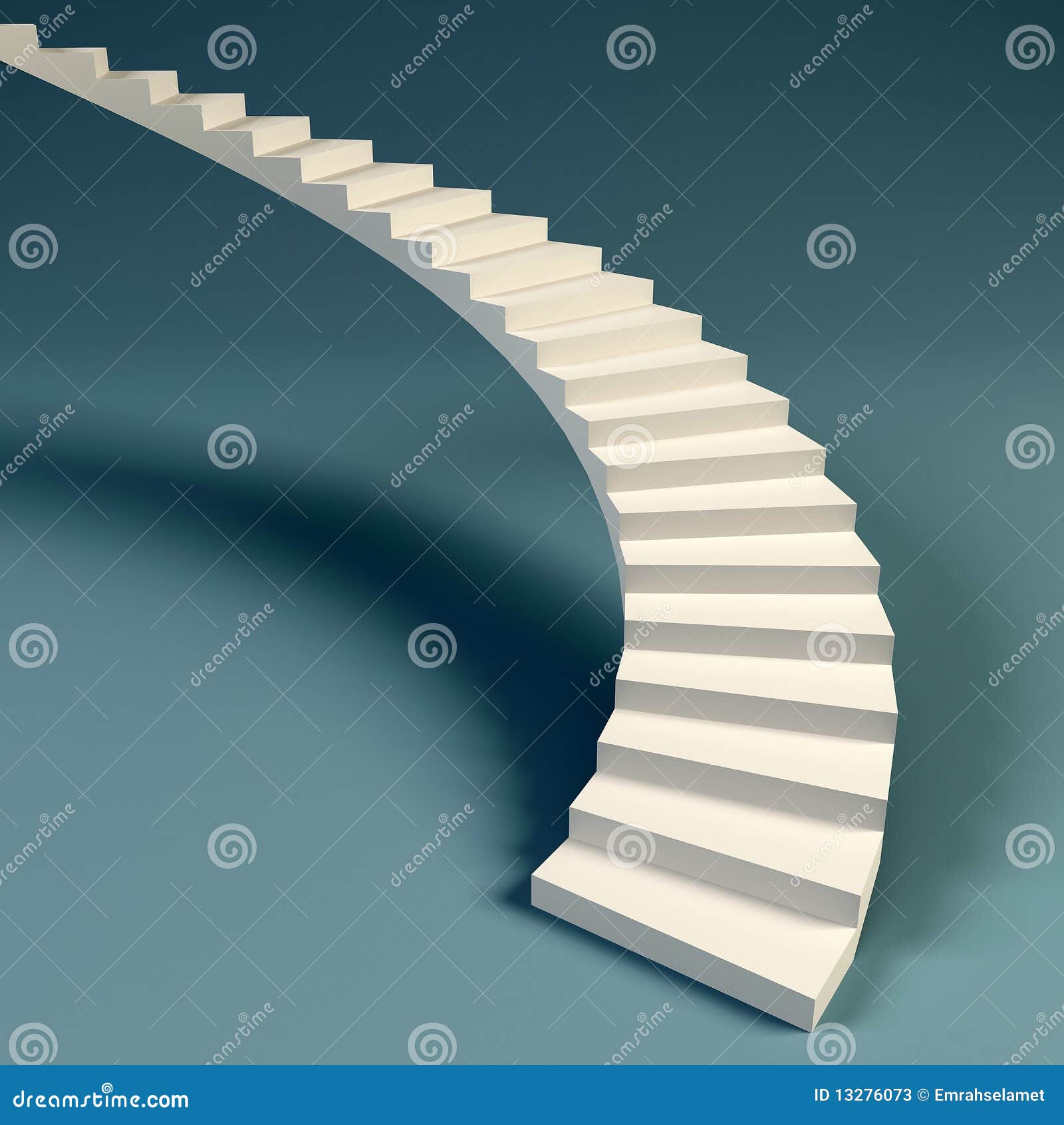 Stair stock illustration. Illustration of rendered, stair - 13276073