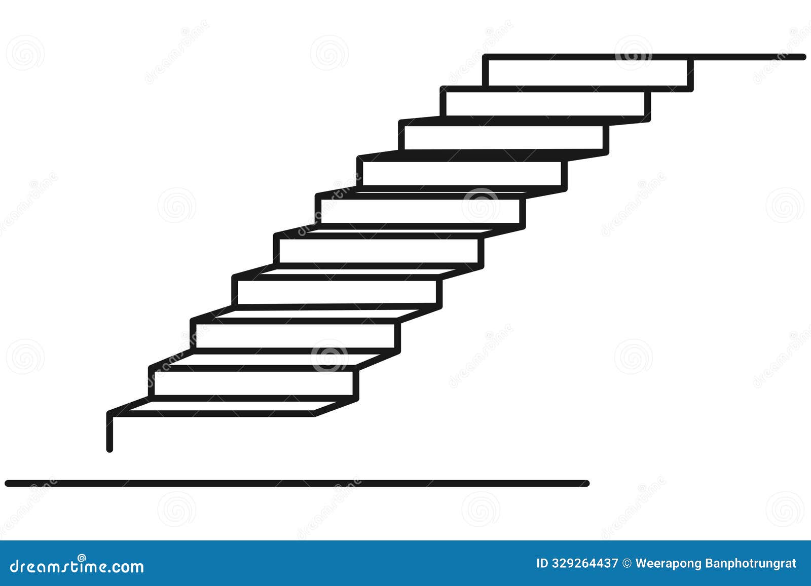 Stairway Symbol To Reach Achievement. Staircase Vector Icon Stock ...