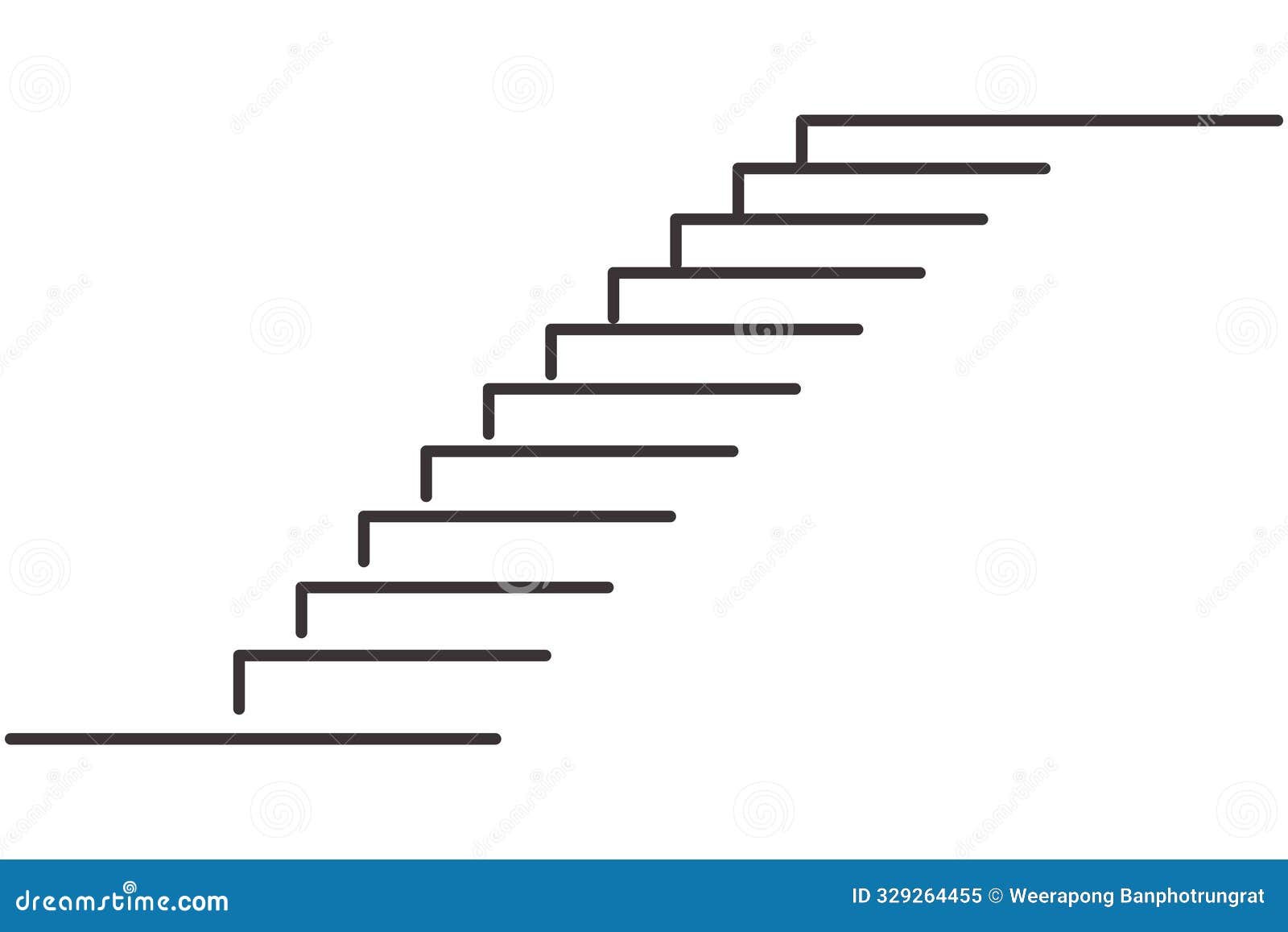 Stairway Symbol To Reach Achievement. Staircase Vector Icon Stock ...