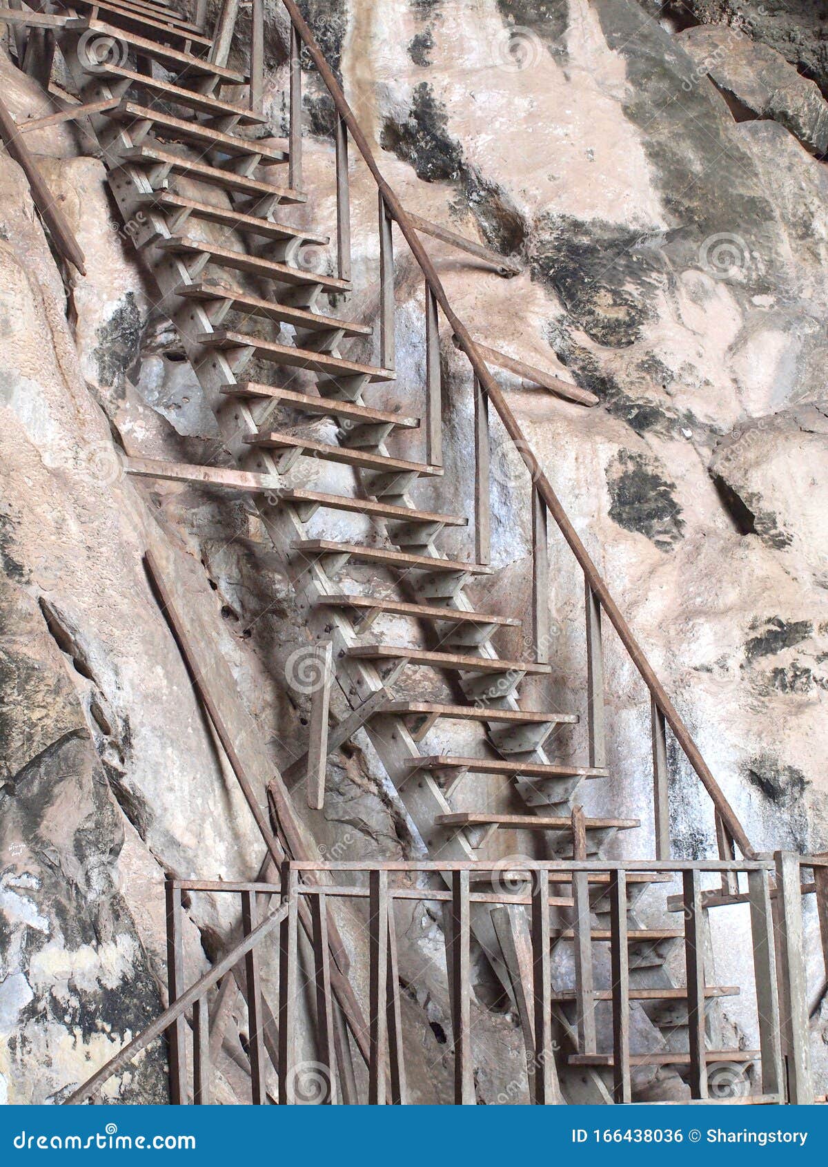Stair in cave stock photo. Image of underground, nature - 166438036