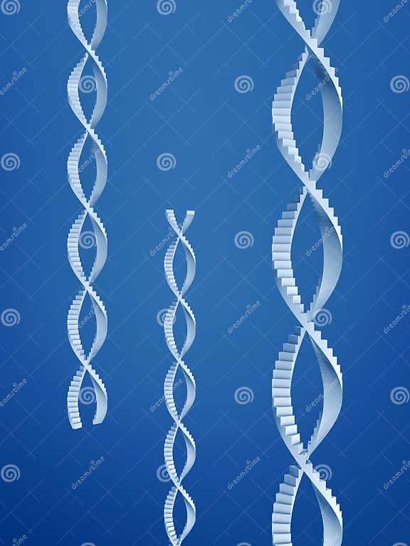 Stair of dna structure stock illustration. Illustration of organic ...