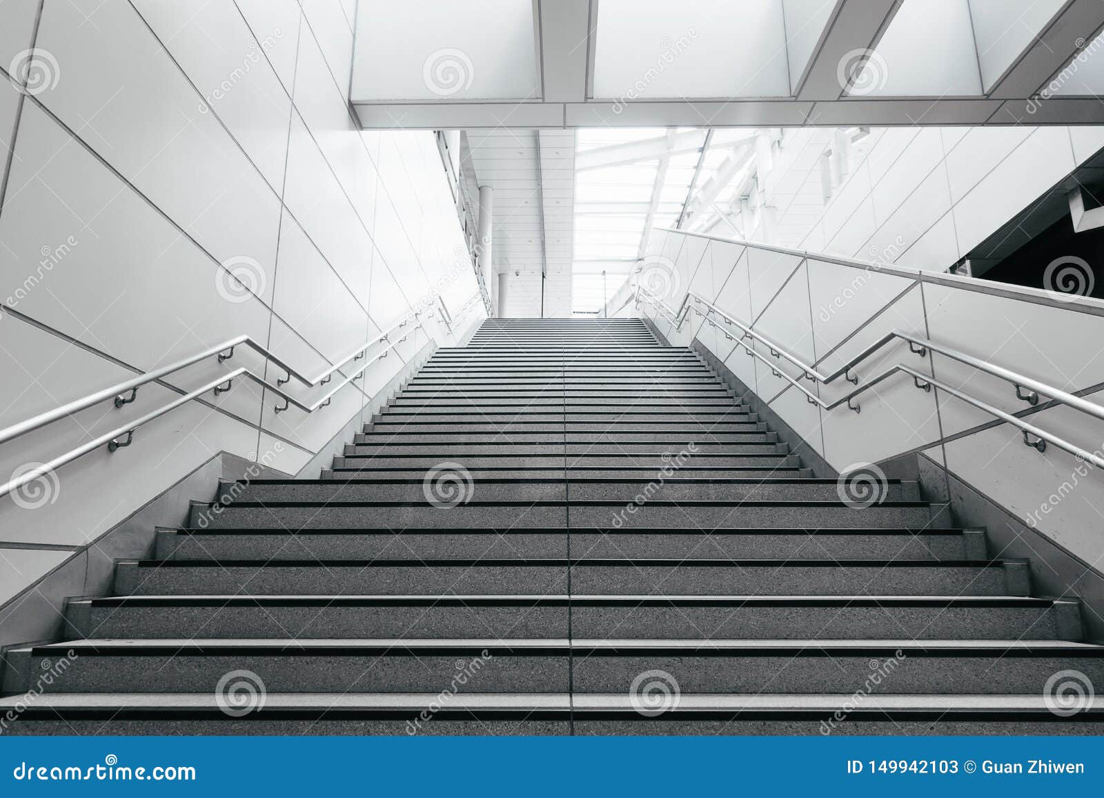 Stair in modern city stock image. Image of stairway - 149942103
