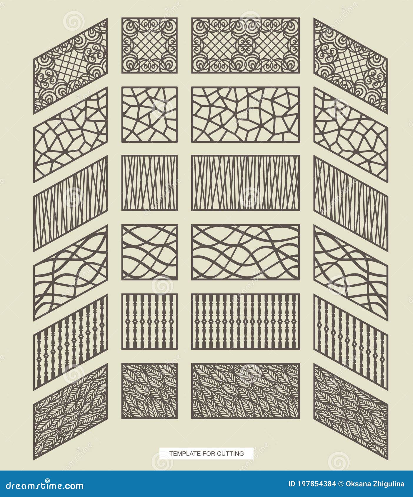 Stair Railing Set - Square, Rectangular and Diagonal Top To Bottom ...