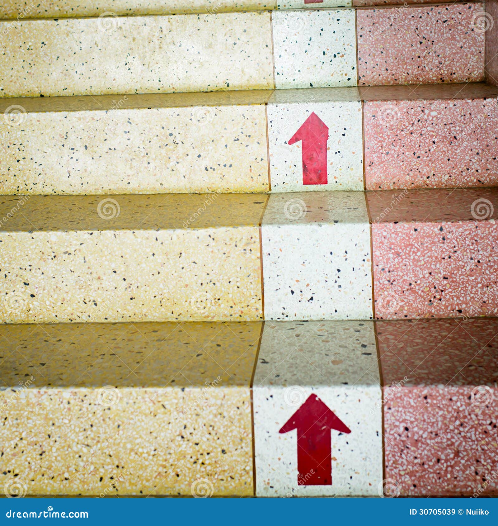 Stair with red sign up stock image. Image of step, conceptual - 30705039
