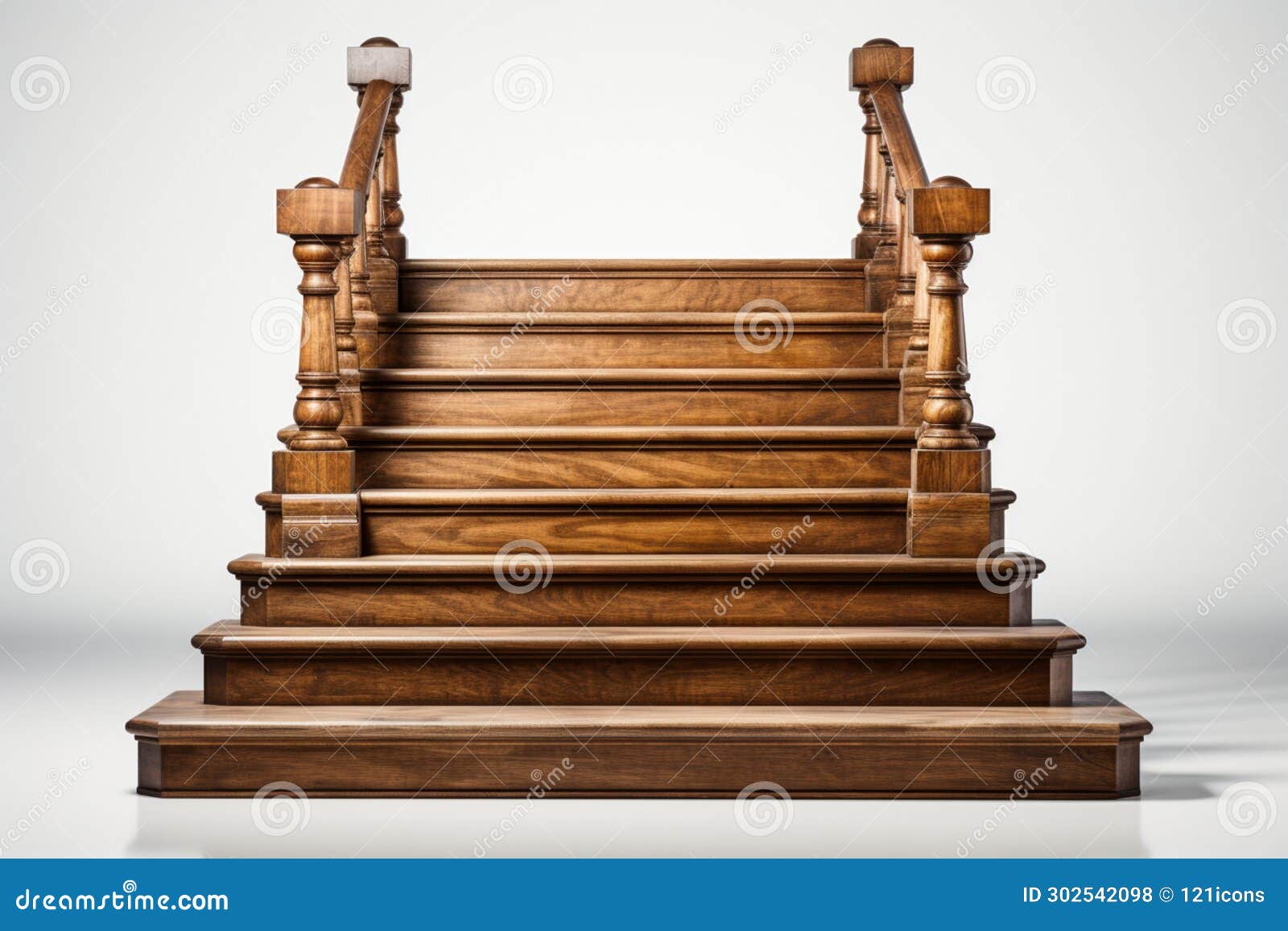 Stair Riser On White Background Stock Photo | CartoonDealer.com #302542098