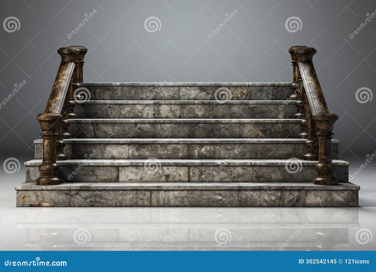 Stair Riser On White Background Stock Image | CartoonDealer.com #302542123