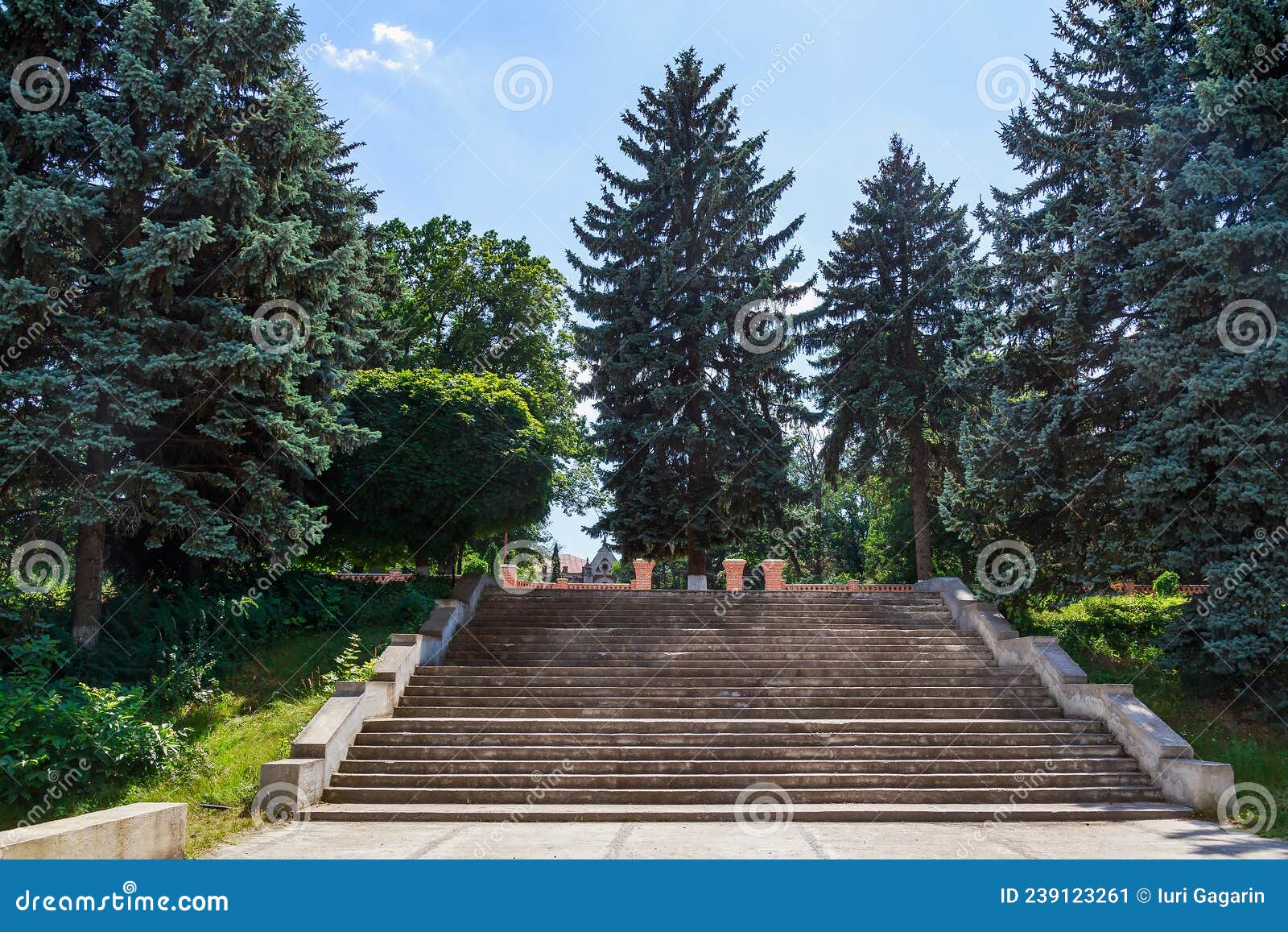 Stair Steps As a Symbol. Background with Copy Space for Text Stock ...