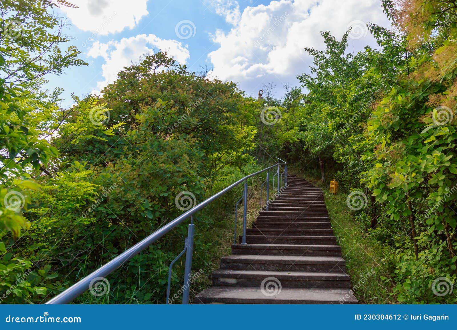 Stair Steps As a Symbol. Background with Copy Space for Text Stock ...