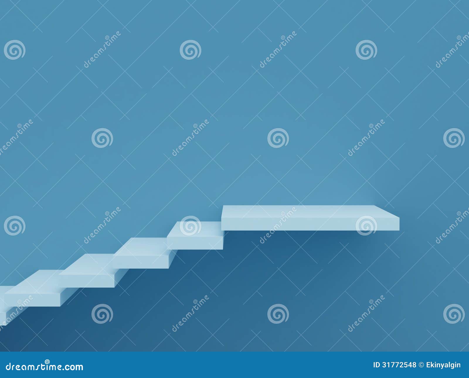 Stair Steps on Blue stock illustration. Illustration of object - 31772548