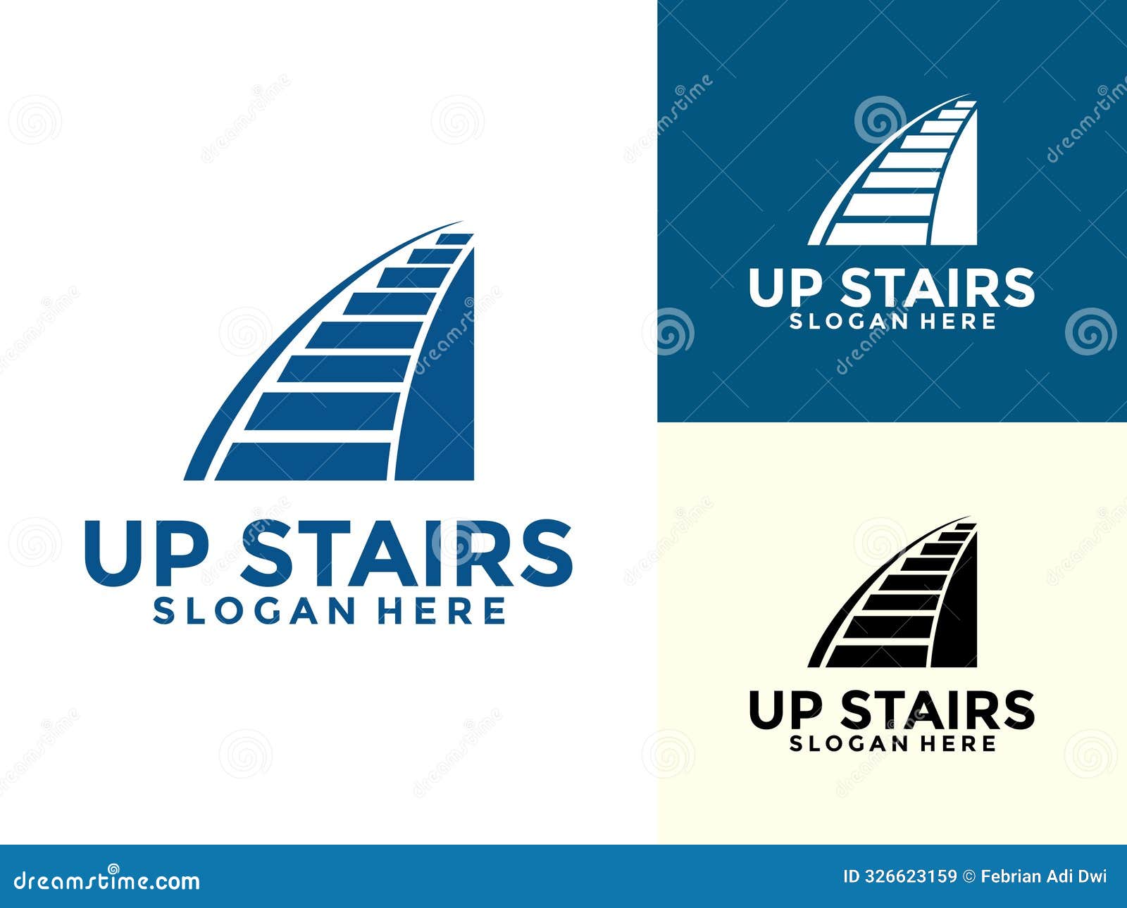 Stair Steps Silhouette Logo, Staircase Architecture Interior Building ...