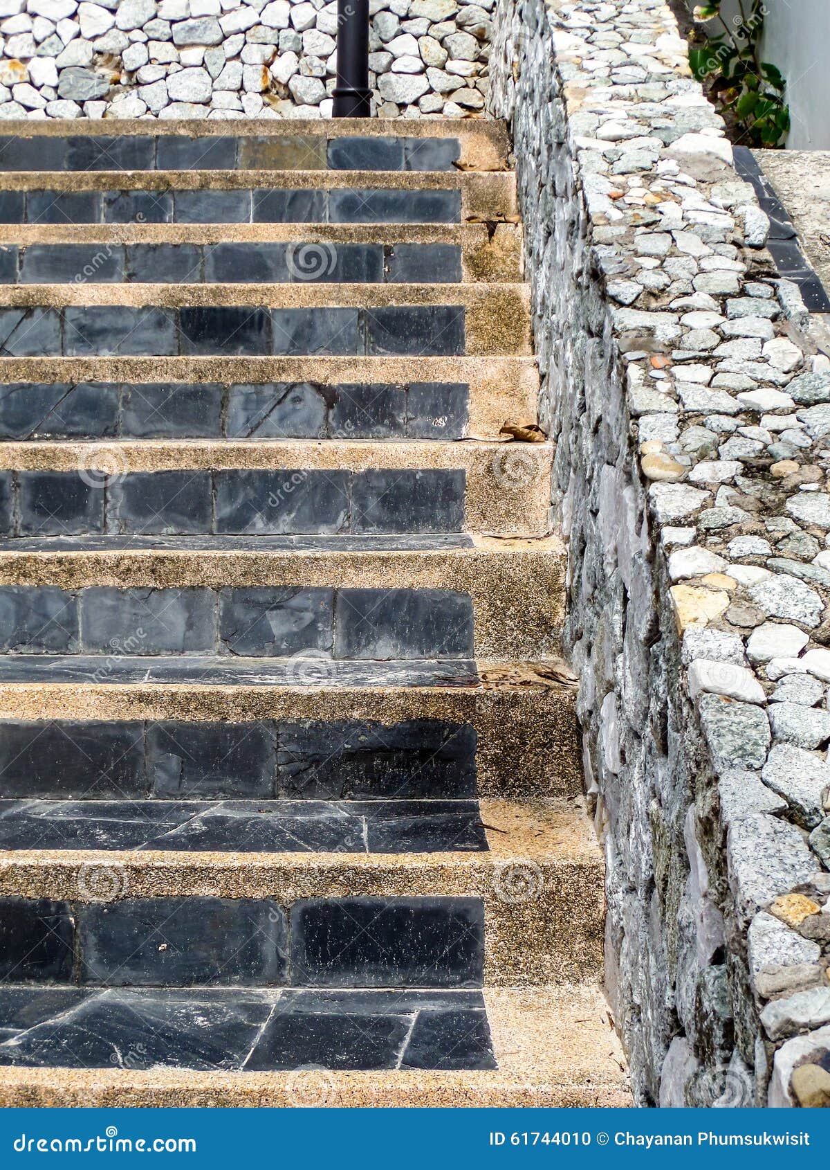 Stair stone stock photo. Image of modern, building, closeup - 61744010