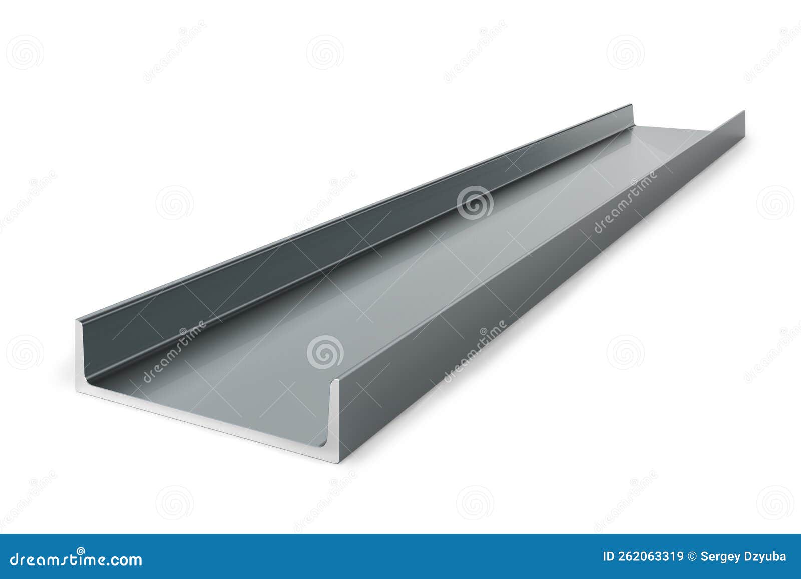 Stair Stringer Channel - 3D Stock Illustration - Illustration of ...