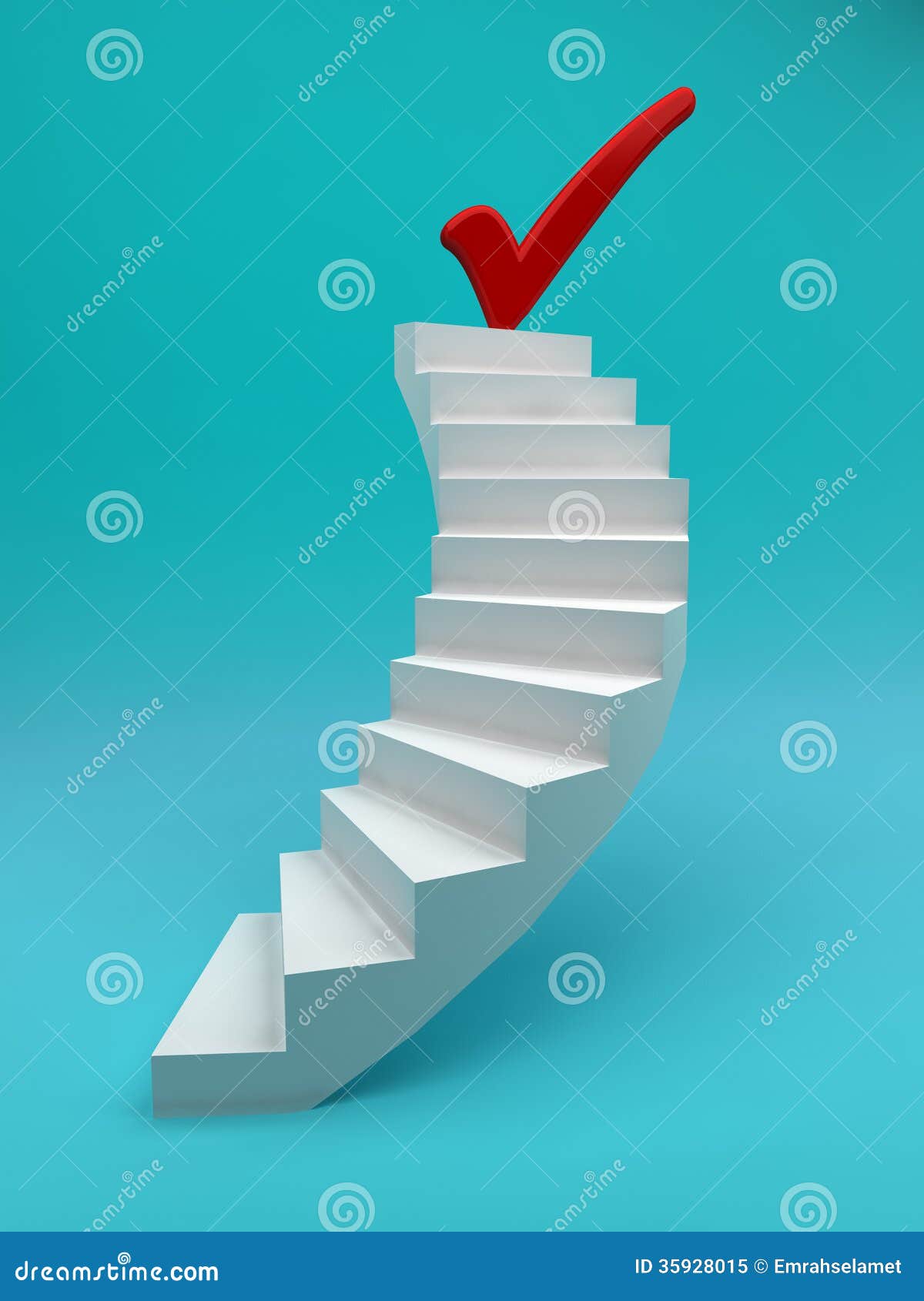 Stair target approved stock illustration. Illustration of growth - 35928015